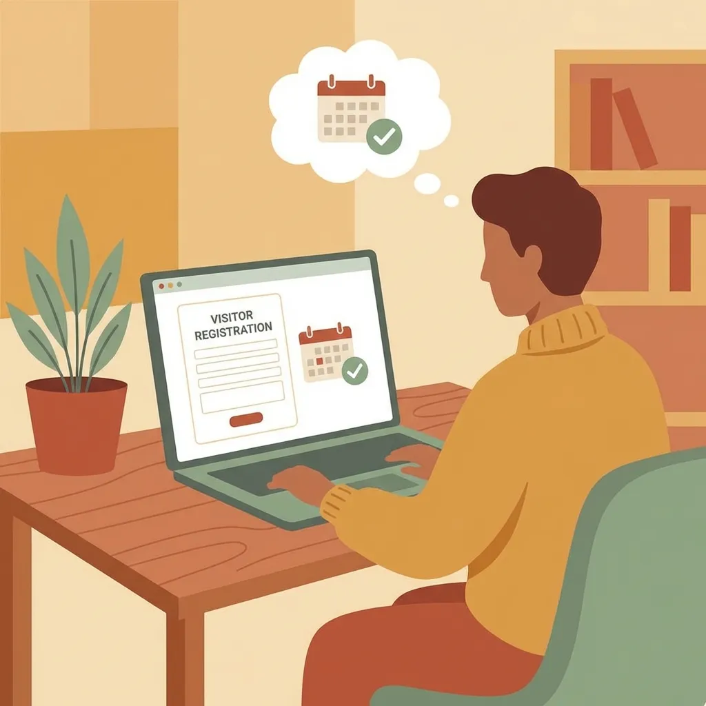 Lucile Plane State Jail: Online Visitation Scheduler Steps
